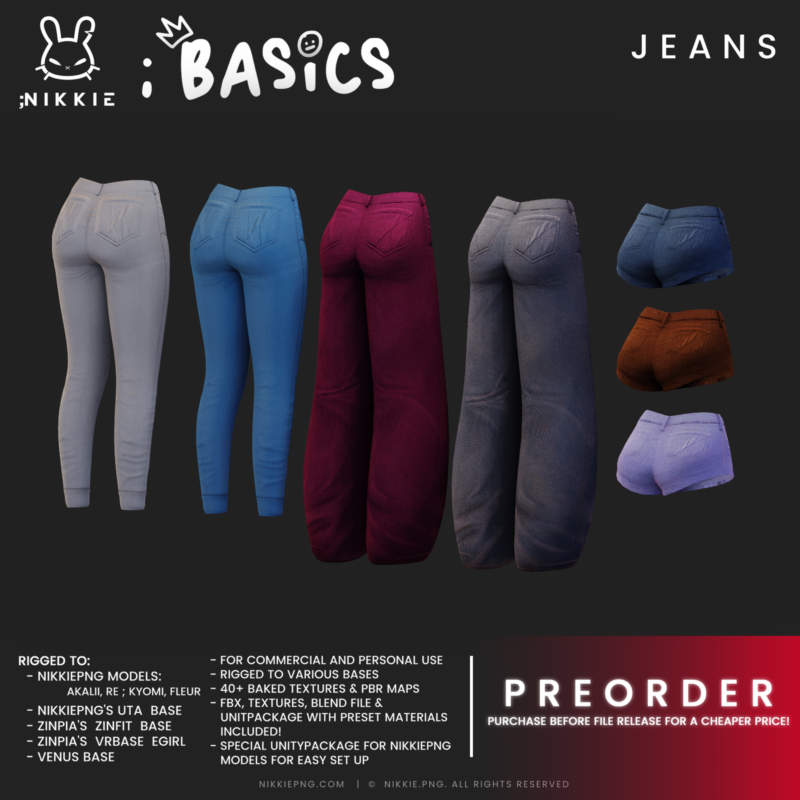 ;BASICS - Pants! [PREORDER]