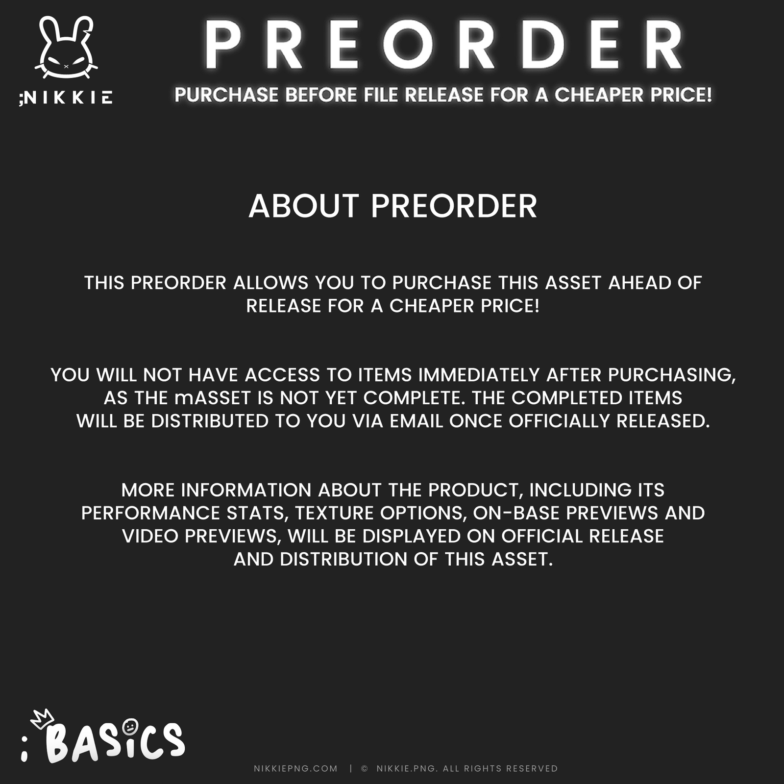 ;BASICS - Pants! [PREORDER]